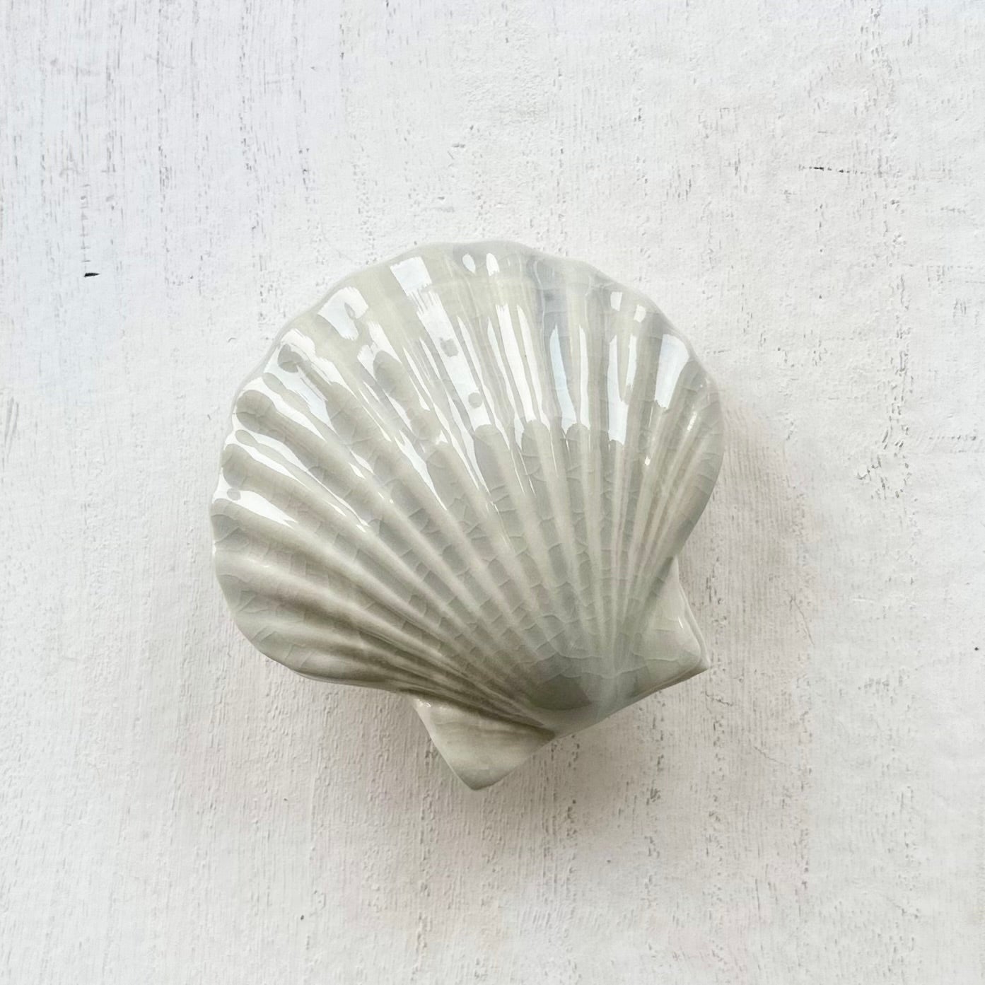 Shell Rattle - Grey | Valerie's Gallery