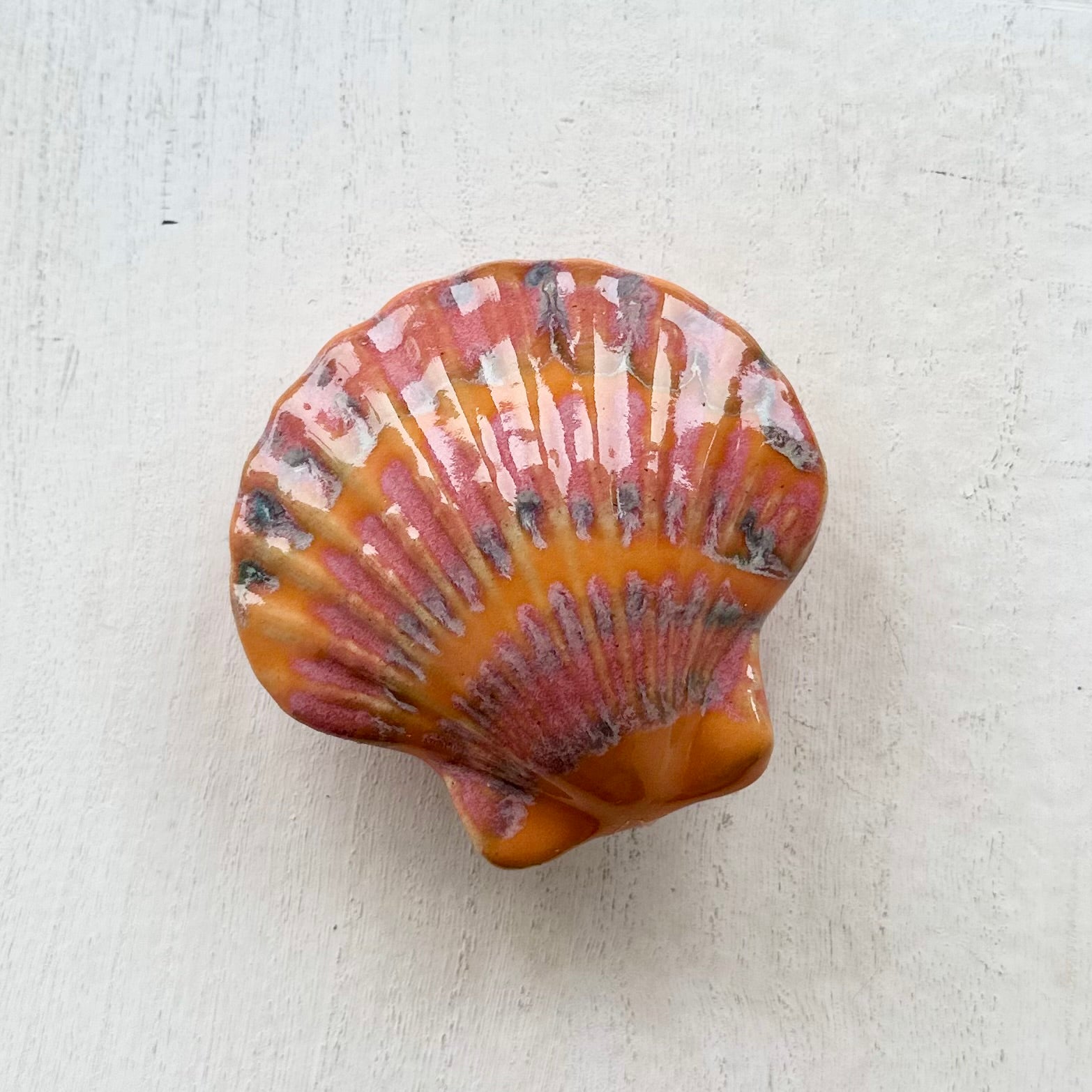 Shell Rattle - Coral | Valerie's Gallery