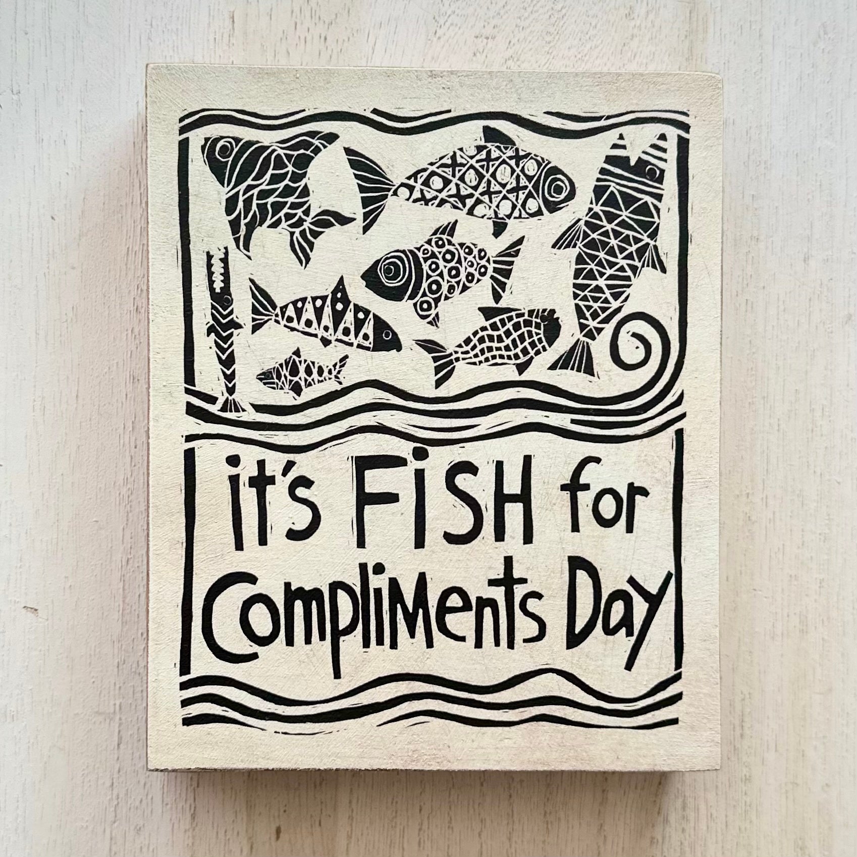 Storyblock - Fish for Compliments | Valerie's Gallery