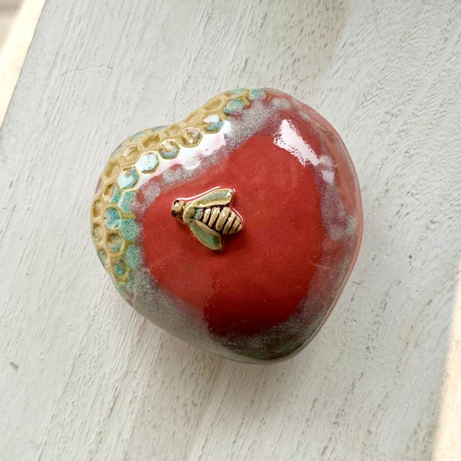 Bee Heart Rattle | Valerie's Gallery
