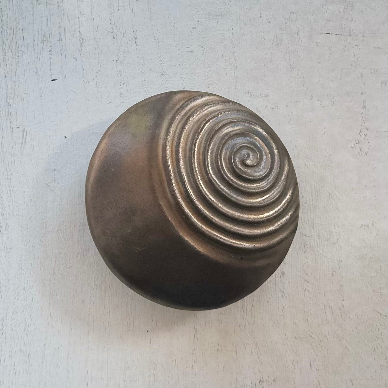 Spiral Rattle - Gold | Valerie's Gallery